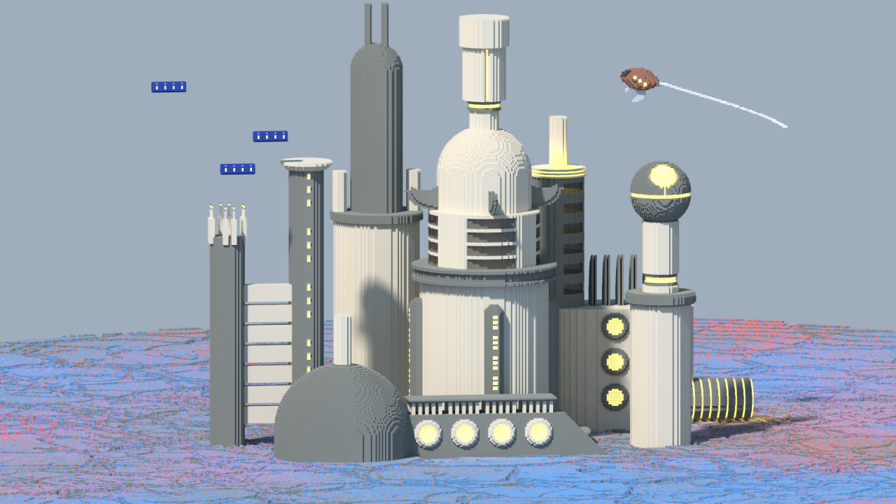 Kryptonopolis comic book "old future" Minecraft Map