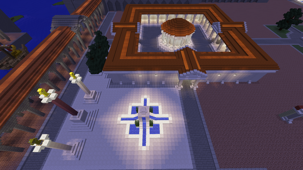 Small Roman Market Square. Minecraft Map