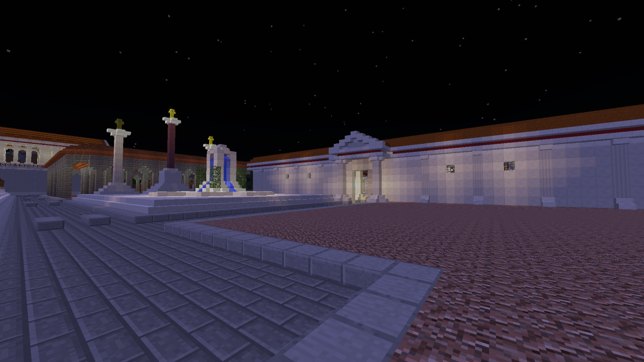 Small Roman Market Square. Minecraft Map
