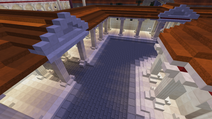 Small Roman Market Square. Minecraft Map