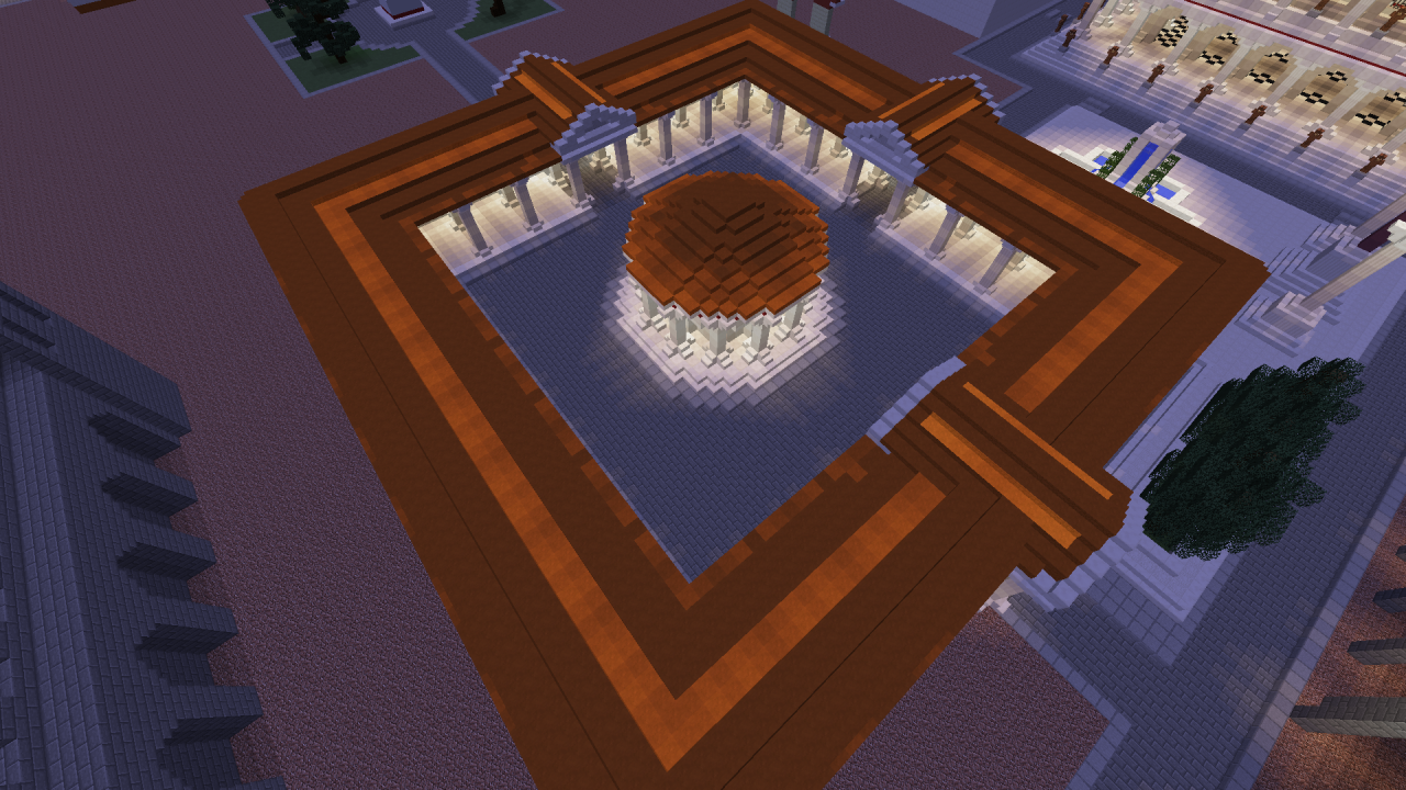 Small Roman Market Square. Minecraft Map