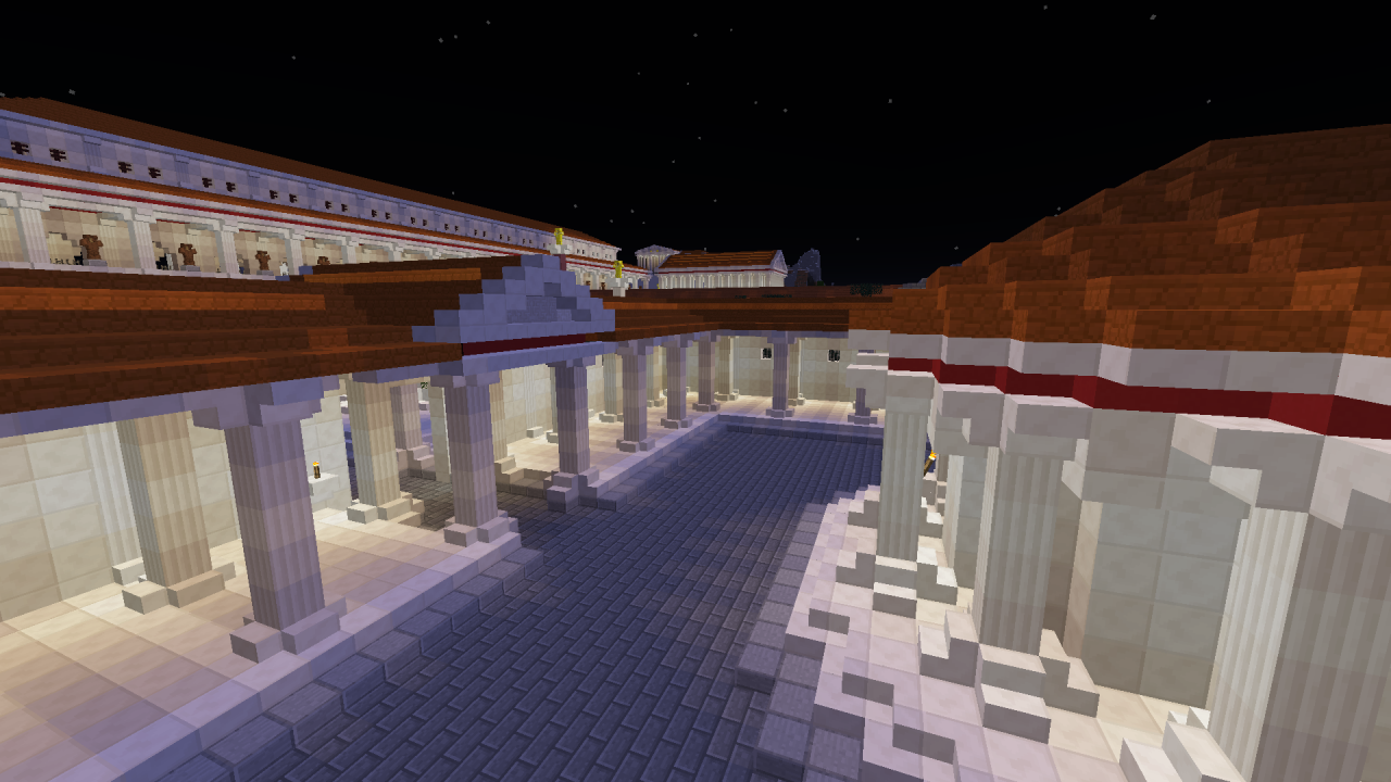 Small Roman Market Square. Minecraft Map