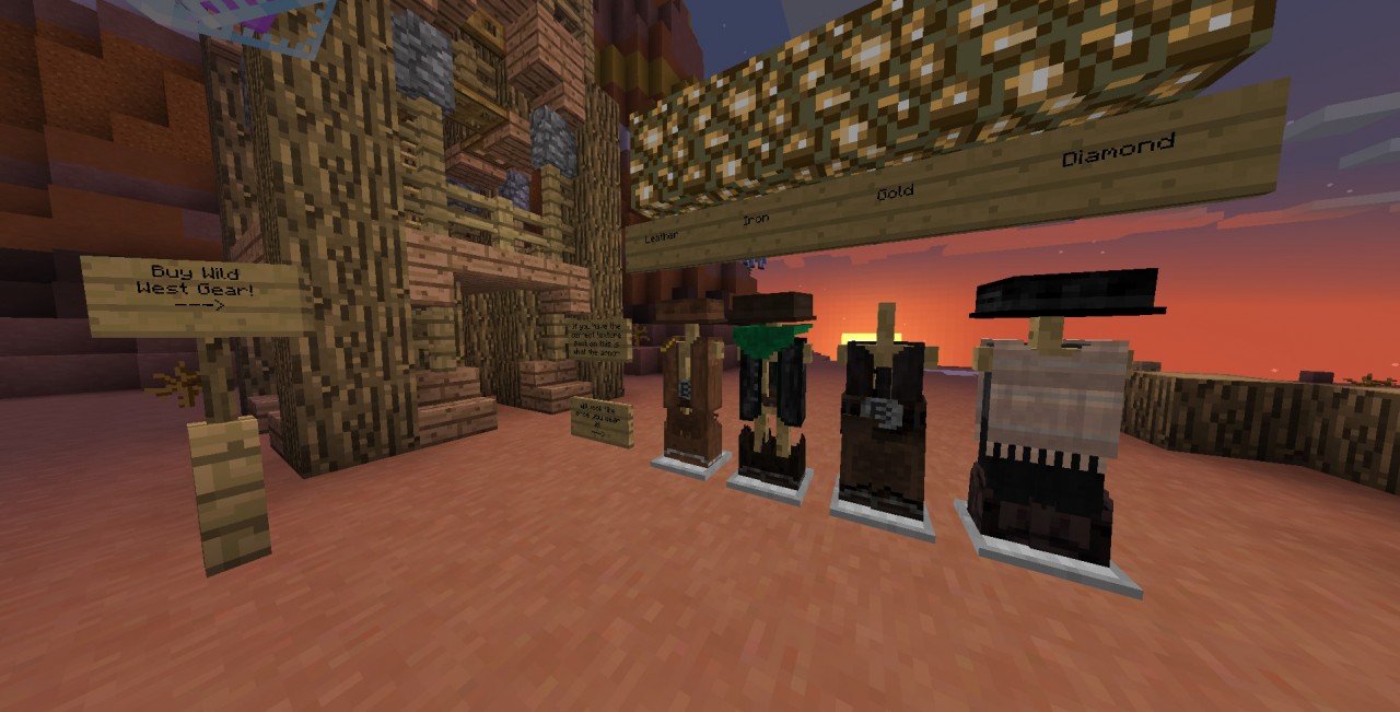 Silverstone - Western Game Minecraft Map