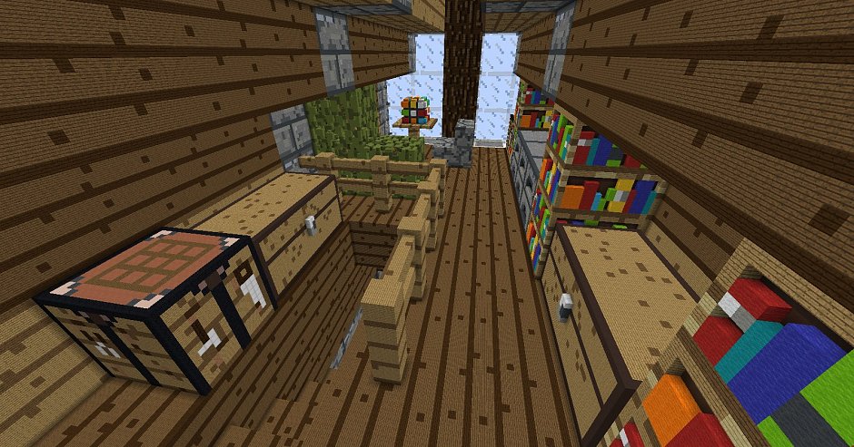 A huge house out of huge blocks Minecraft Map