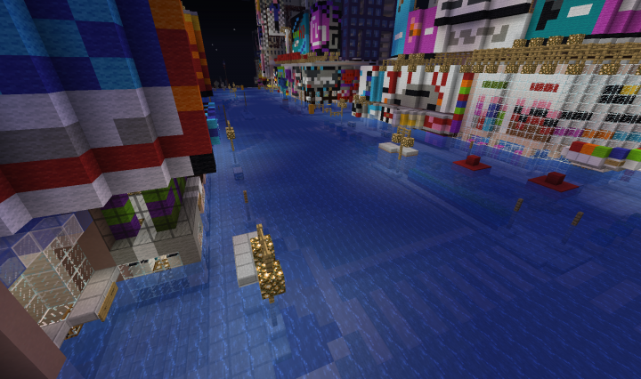 Flood of Times Square Minecraft Map