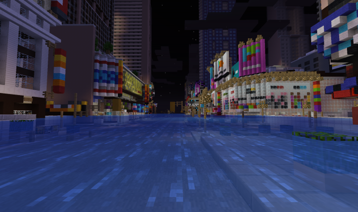 Flood of Times Square Minecraft Map