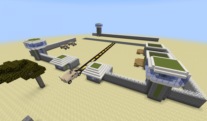 US marines Airbase Minecraft Map