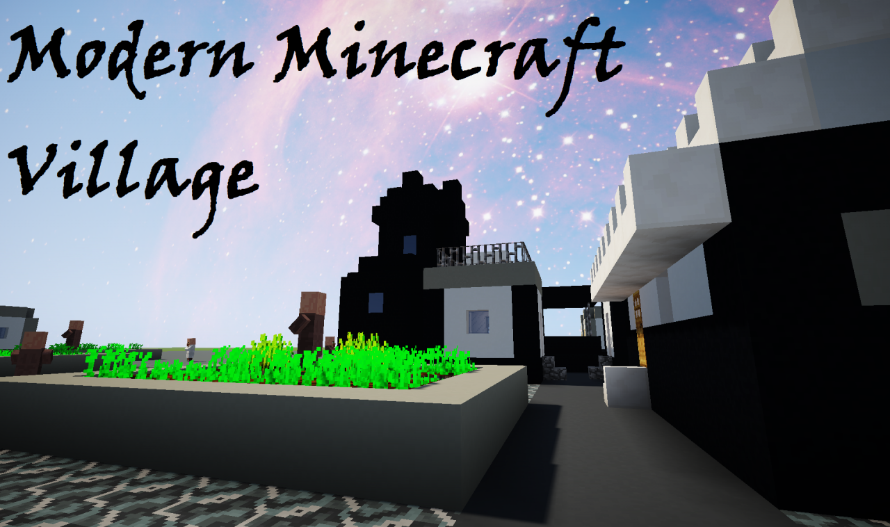 Modern Minecraft Village Minecraft Map