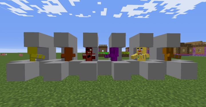 Fnaf 1ish texture pack Minecraft Texture Pack