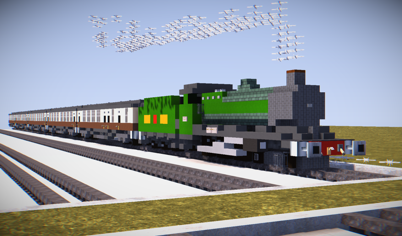 GWR King Class 6023 + Mk1s Minecraft Map