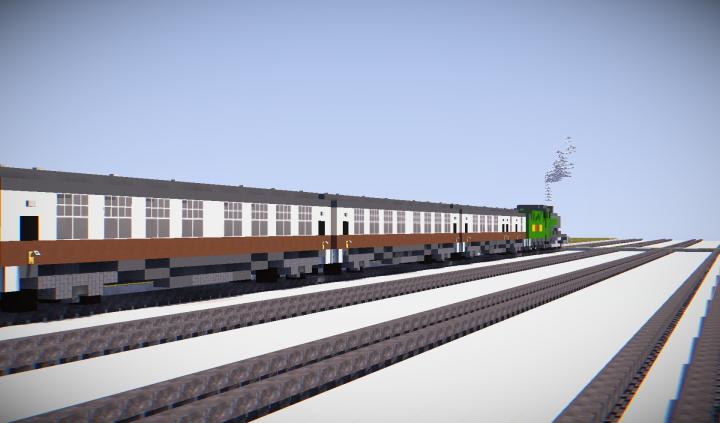 GWR King Class 6023 + Mk1s Minecraft Map
