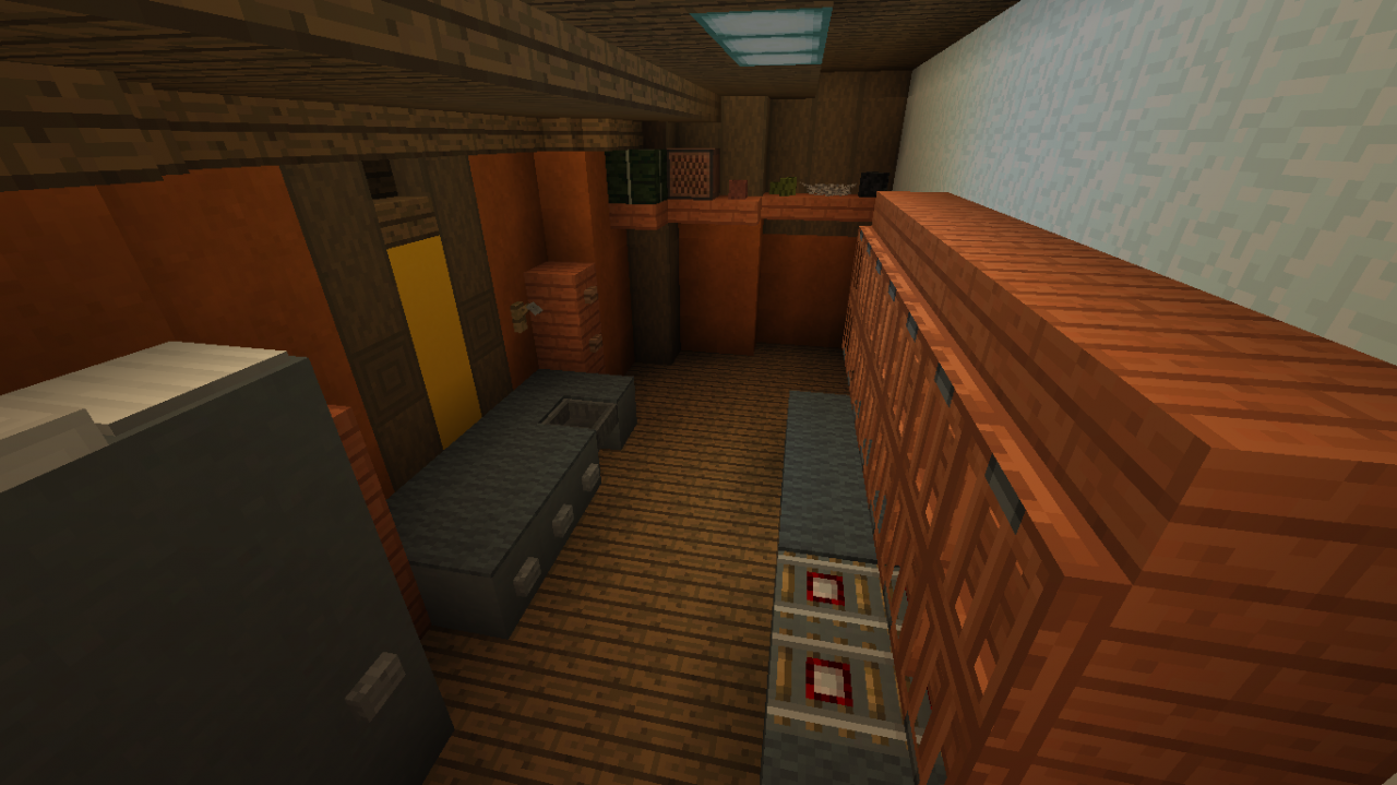 desert modern house Minecraft Map