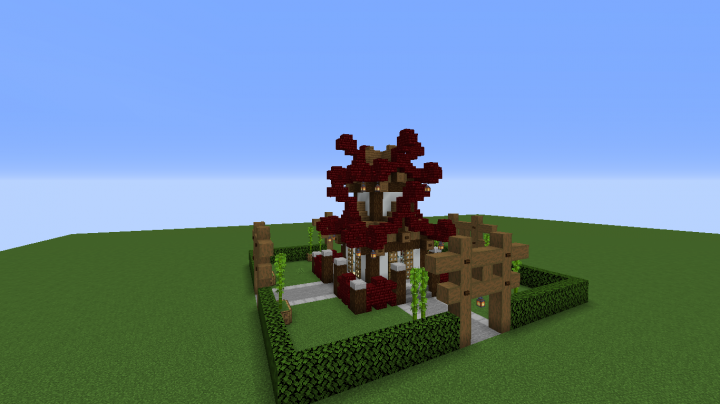 Small Japanese temple Minecraft Map