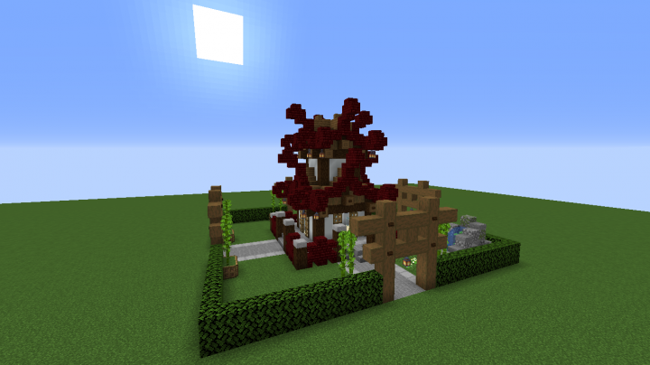 Small Japanese temple Minecraft Map