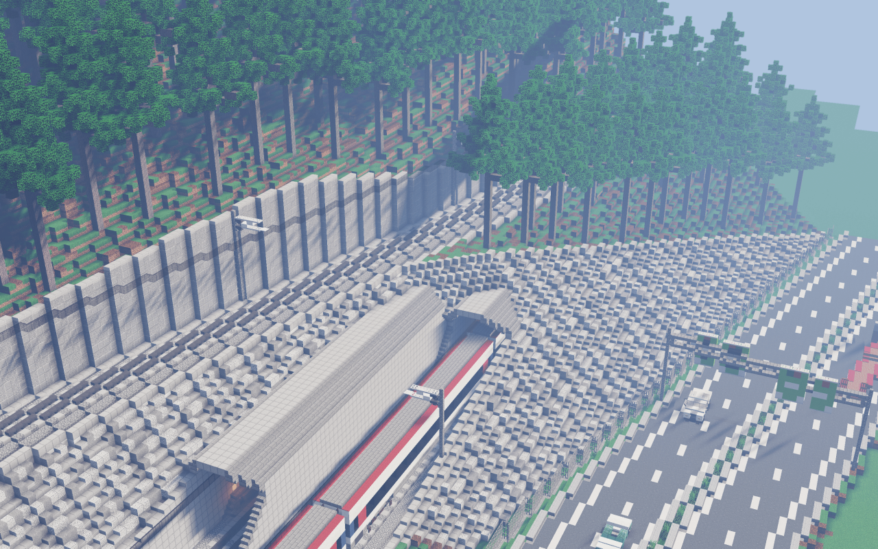 Gotthard Base Tunnel Entrance Minecraft Map
