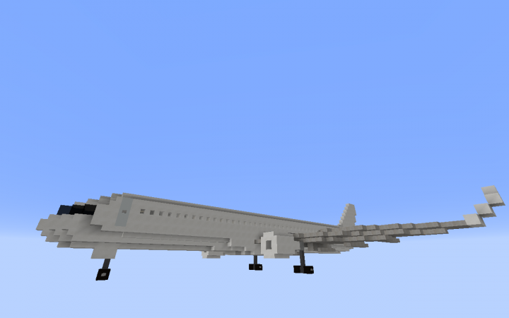 Airbus A220-300 Minecraft Map