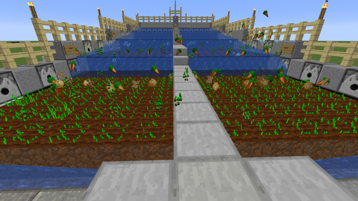 Automatic Farm Minecraft Map