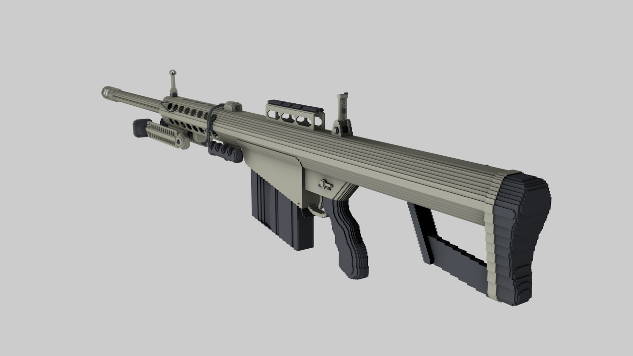 Barrett M82A1 ,,Light Fifty'' Minecraft Map