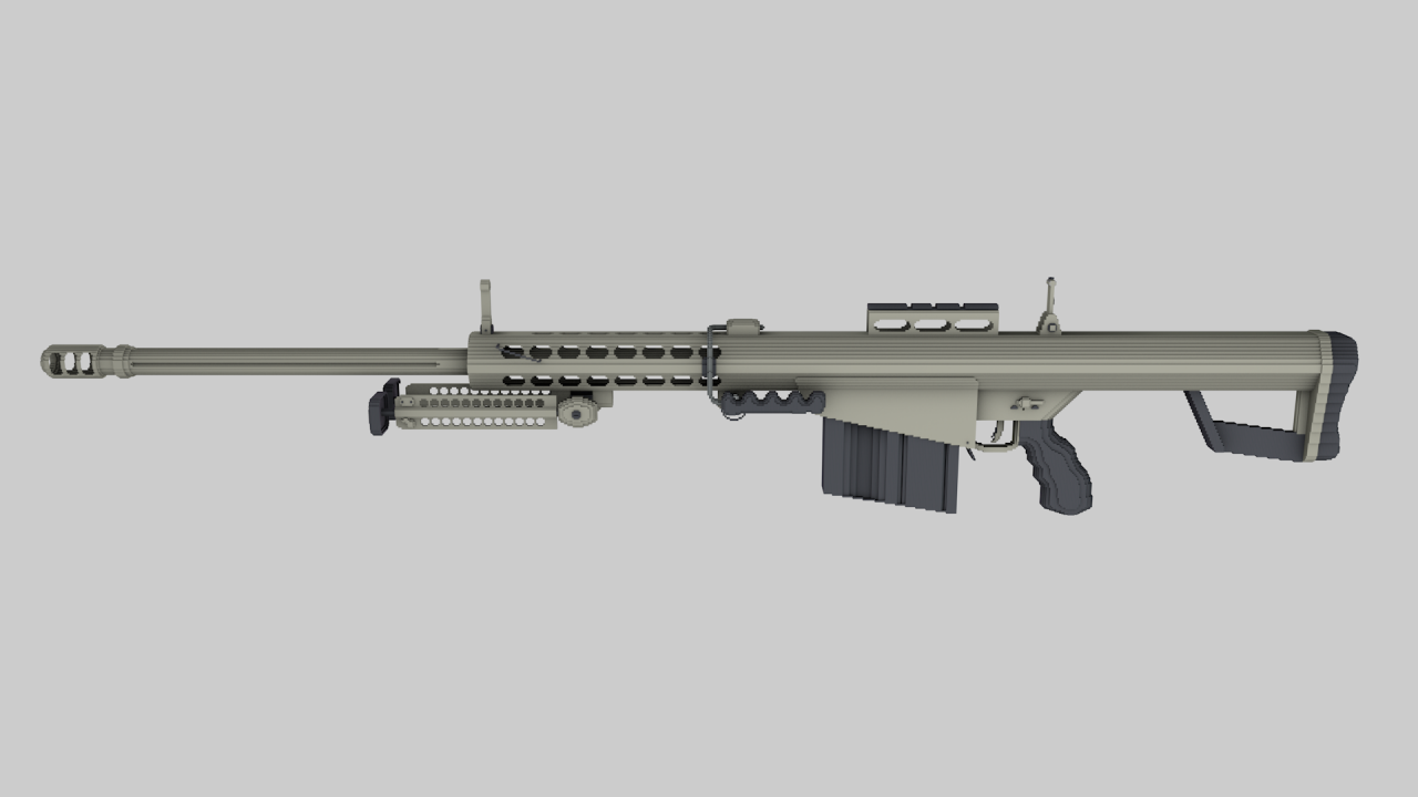 Barrett M82A1 ,,Light Fifty'' Minecraft Map