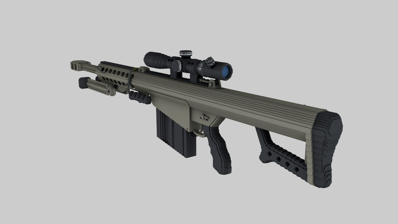 Barrett M82A3 CQB Minecraft Map