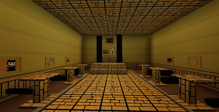 Bendy and the Ink Machine Map Chapter 1 Remastered Minecraft Map