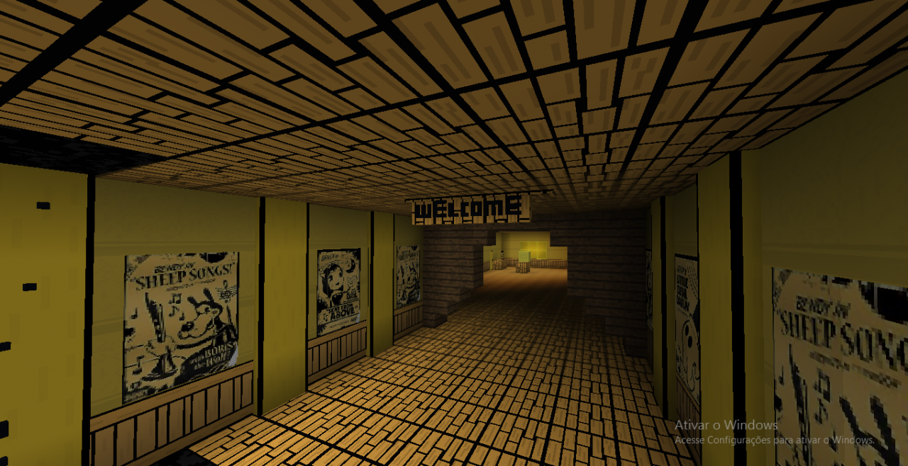 Bendy and the Ink Machine Map Chapter 1 Remastered Minecraft Map