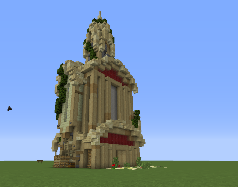 New damaged-style house Minecraft Map