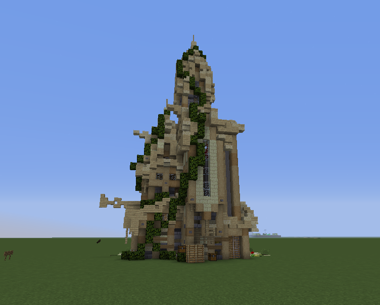 New damaged-style house Minecraft Map