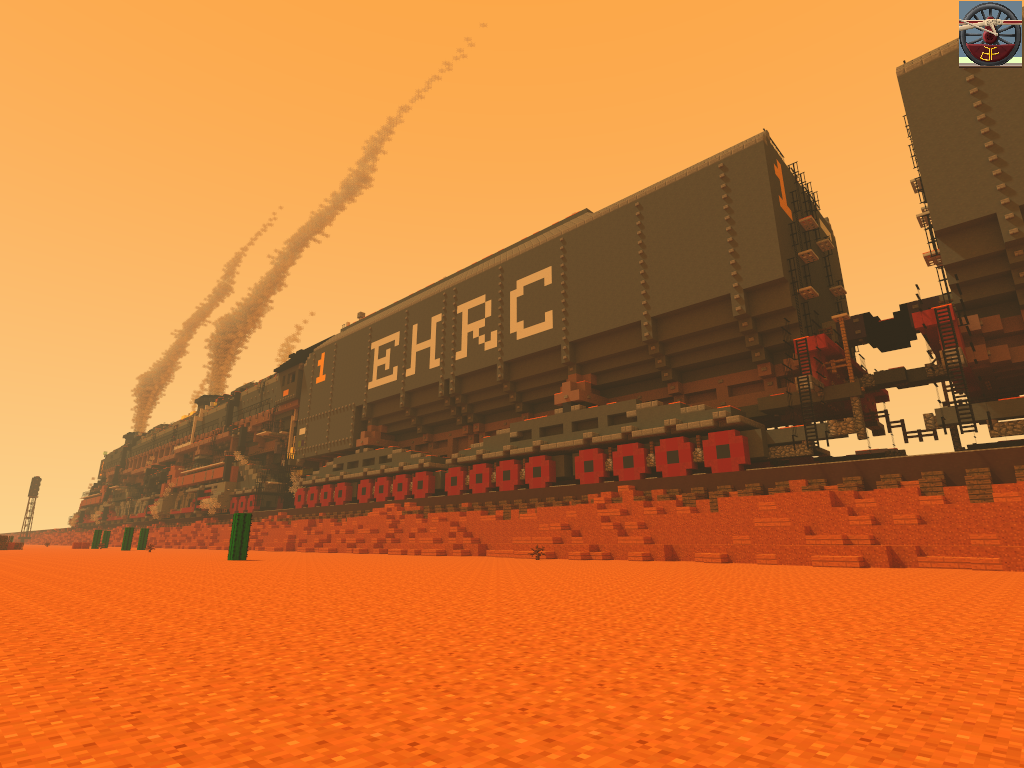 THE HUGE E.H.R.C. type 0 Steam Locomotive Minecraft Map