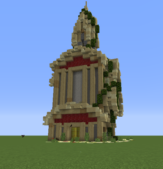 New damaged-style house Minecraft Map