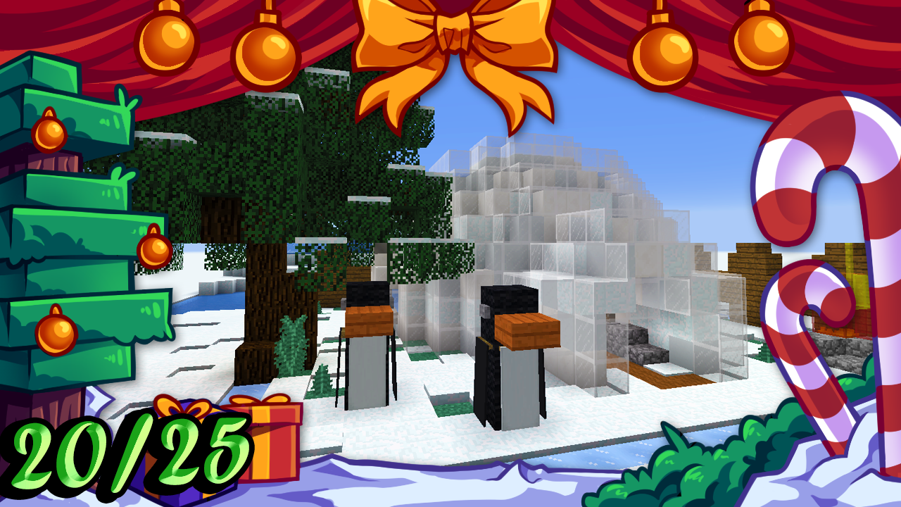 ️ Christmas Builds 20/25 🎁 EPIC IGLOO Minecraft Map