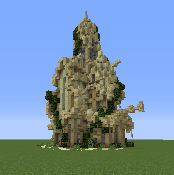 New damaged-style house Minecraft Map