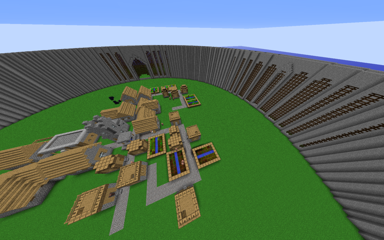 Villagers Survival Minecraft Map