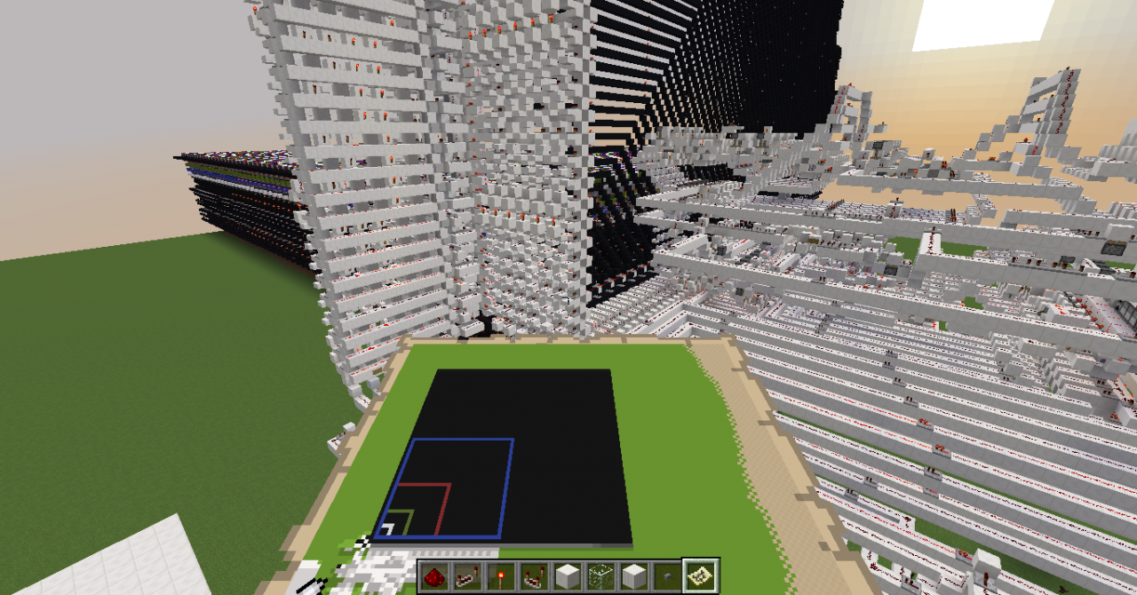 64x64 display redstone GPU Minecraft Map