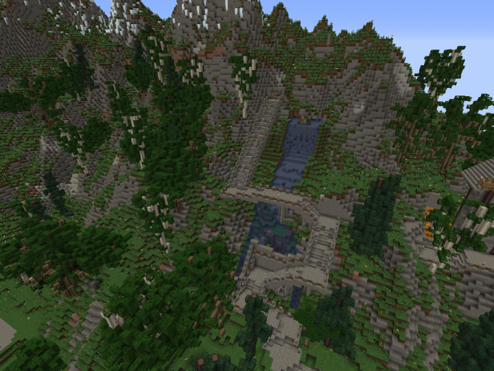 Valley Mountain Village [1.13] Minecraft Map
