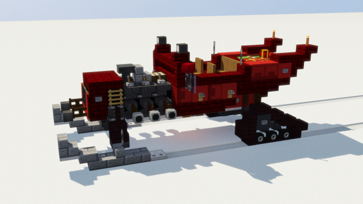 Hot Rod Santa Sleigh Minecraft Map