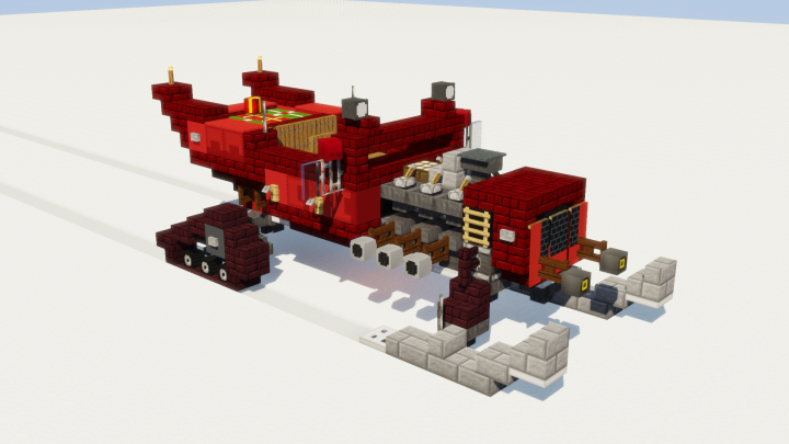 Hot Rod Santa Sleigh Minecraft Map