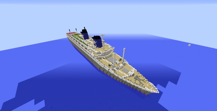 RHMS Australis 1975 Minecraft Map