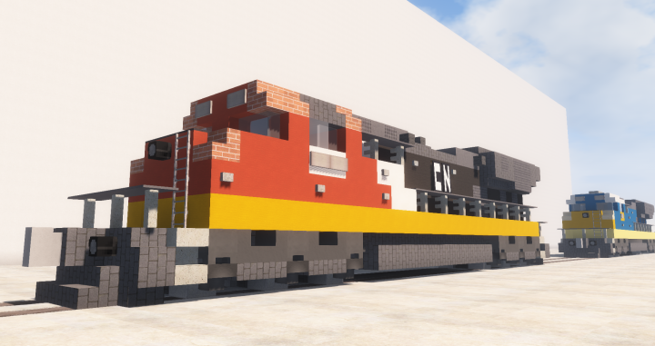 Minecraft GE ESS44AC Diesel-Electric Locomotive Minecraft Map