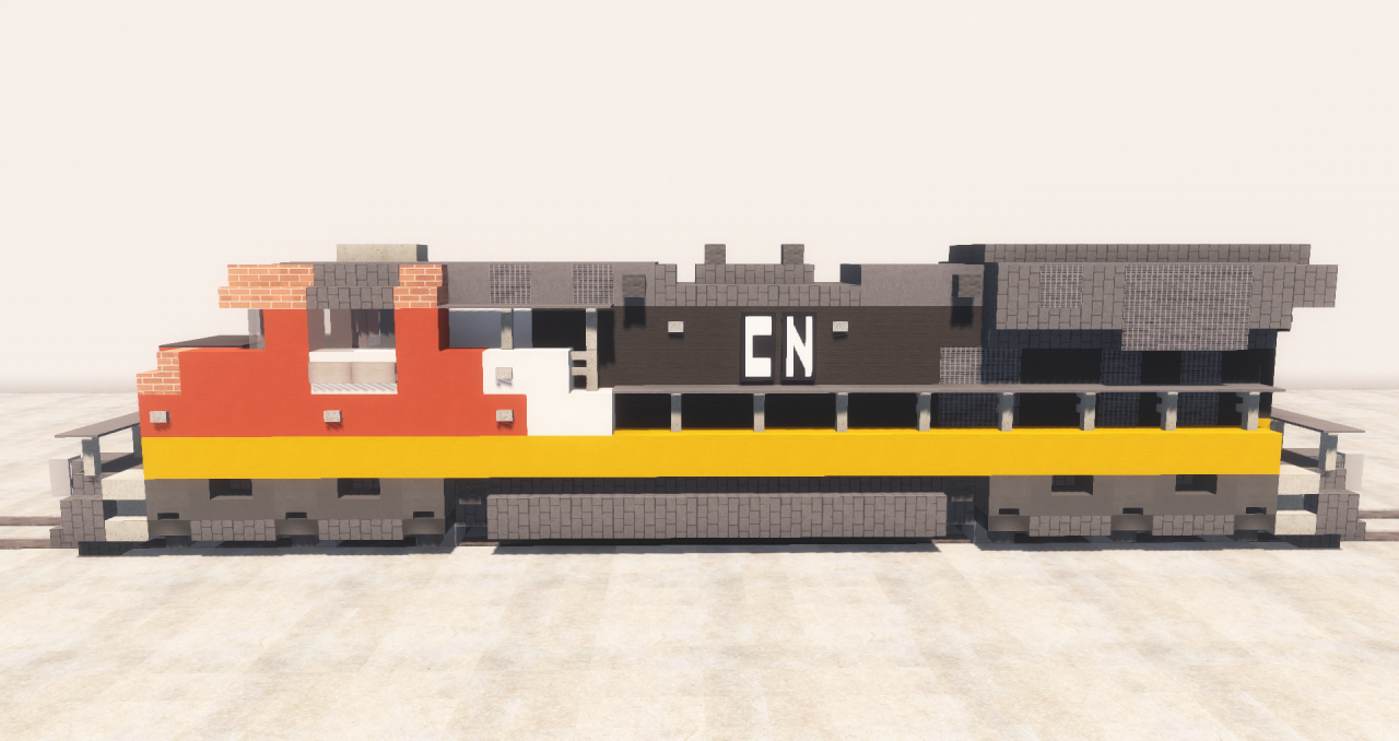 Minecraft GE ESS44AC Diesel-Electric Locomotive Minecraft Map