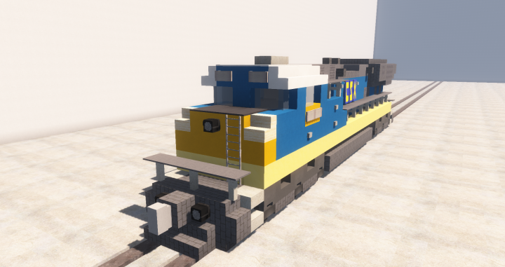 Minecraft GE ESS44AC Diesel-Electric Locomotive Minecraft Map