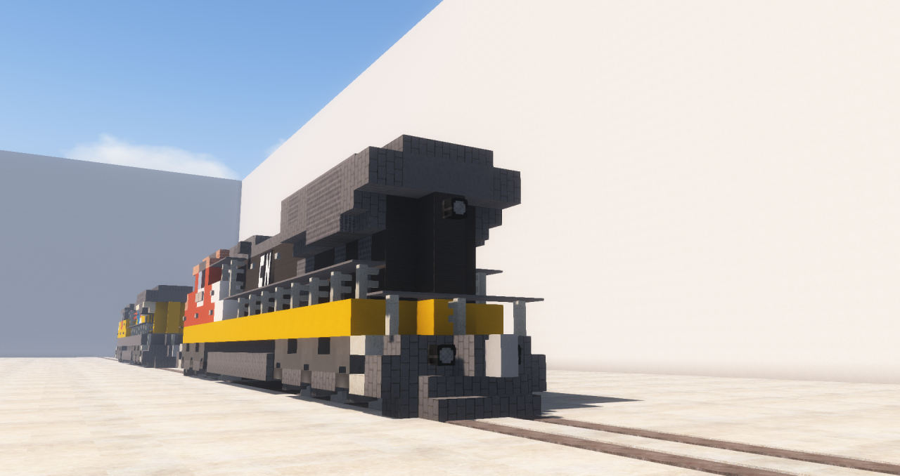 Minecraft GE ESS44AC Diesel-Electric Locomotive Minecraft Map