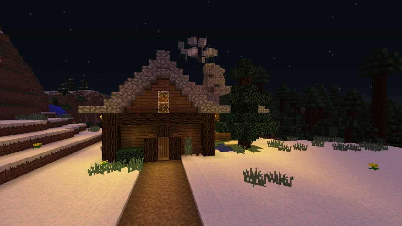[Medieval] Winter House (Christmas) Minecraft Map