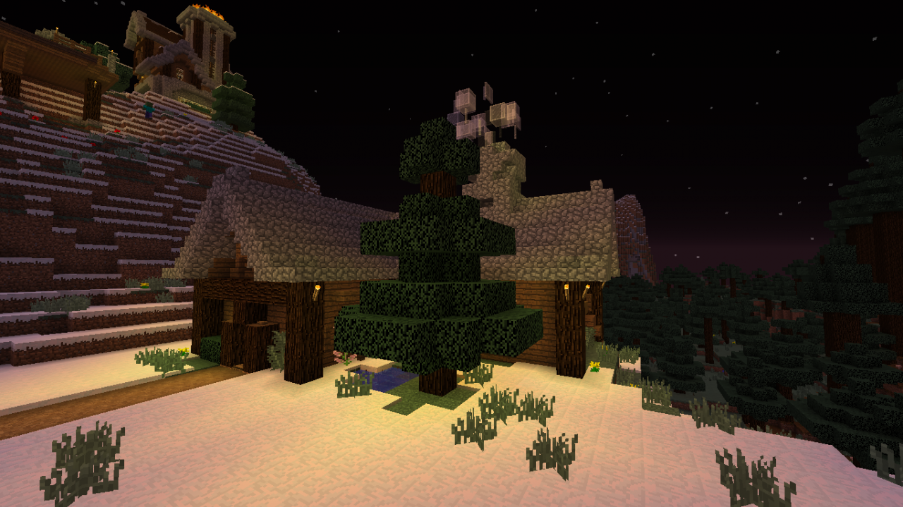 [Medieval] Winter House (Christmas) Minecraft Map