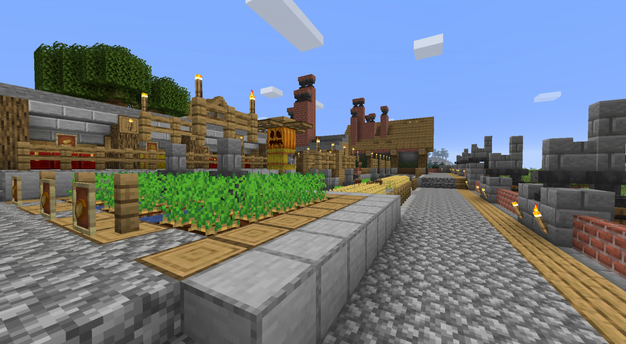 Small Village Minecraft Map