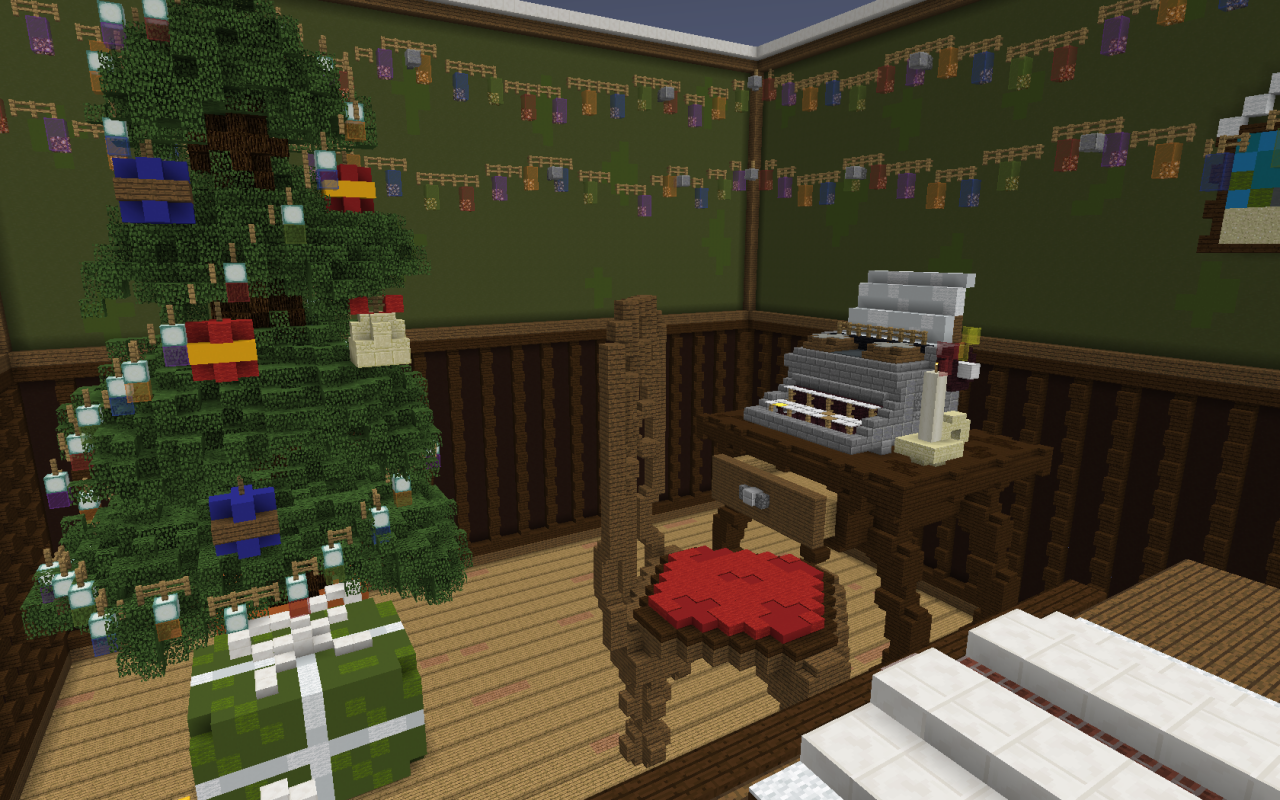 Decorated room Minecraft Map