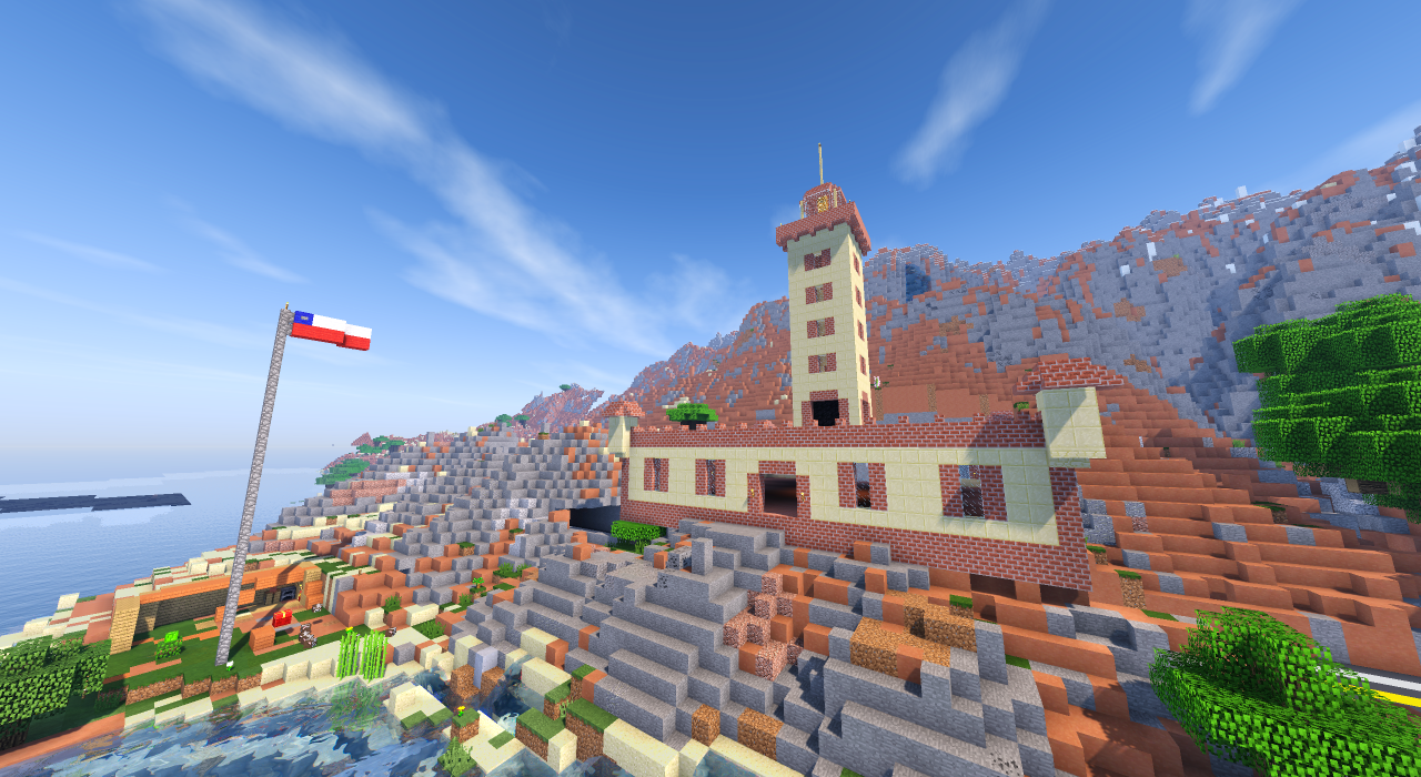 La Serena Lighthouse, Chile Minecraft Map