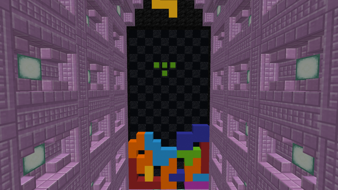 Tetris Recreation Minecraft Map