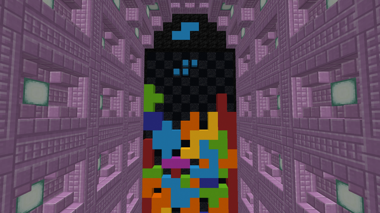 Tetris Recreation Minecraft Map