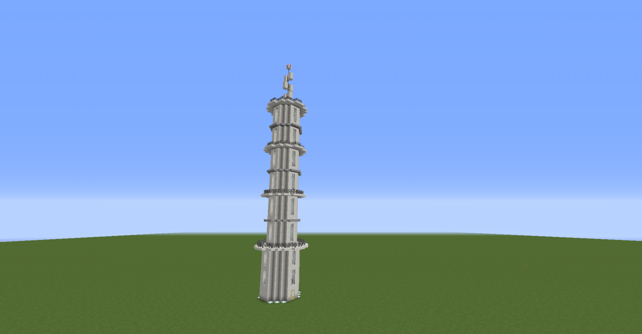 Teletårnet, telecommunications tower Minecraft Map